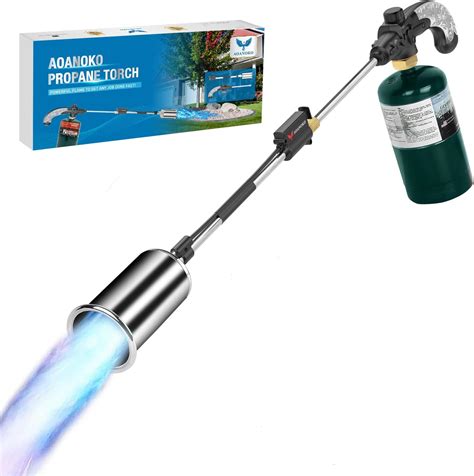 Propane Torch Weed Burner Flamethrower Weed Torch With