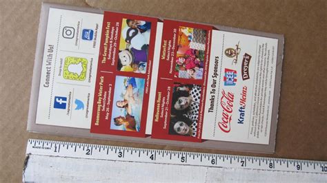 Rare 2018 ~ Great America Amusement Park Map And Guide ~ Santa Clara