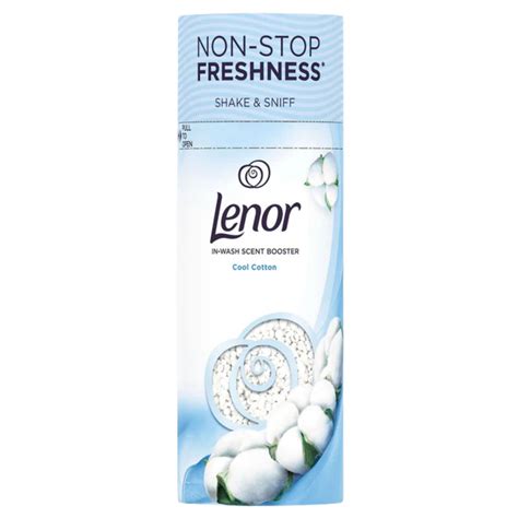 Lenor In Wash Scent Booster Cool Cotton Non Stop Freshness Fabrics Clo
