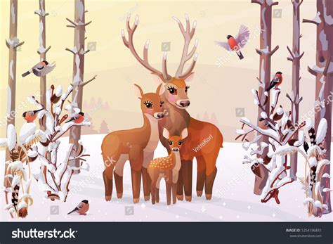 3 Winter Wonderland Bambi Stock Vectors And Vector Art Shutterstock