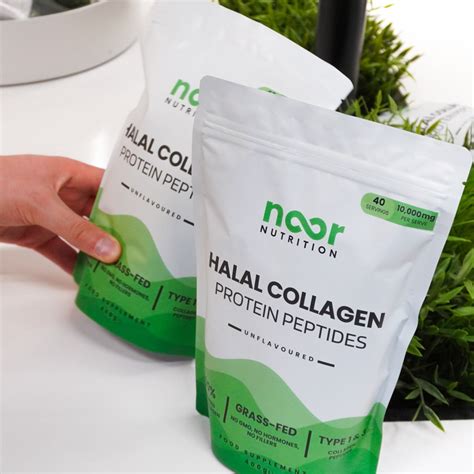 Halal Collagen Powder Organic And Grass Fed Collagen Noor Nutrition