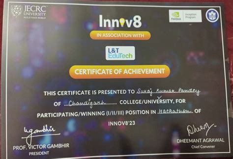 Innov8 Hackathon Jecrcuniversity Realworldexperience Innovation