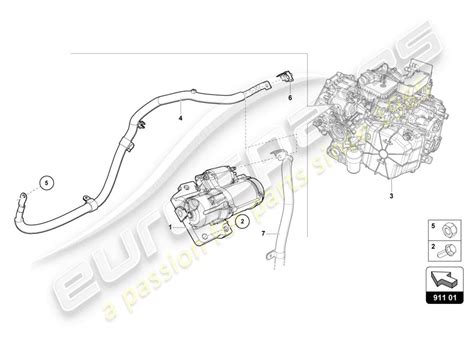 Evo Coupe 2021 Starter Parts Diagram 911 01 00