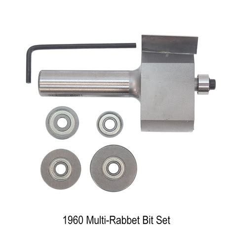 Whiteside Multi Rabbet Bit Set Micro Fence