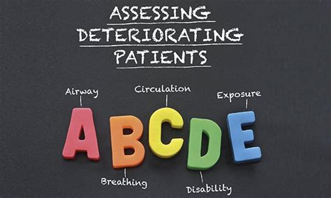 Illustration Showing The Five Elements Of The Abcde Approach To Assessing Deteriorating Patients