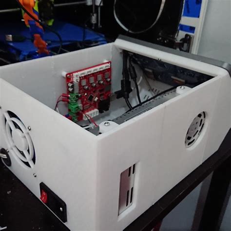 3d Printable 3d Printer Electronics Enclosure Touch Screen Mainboard
