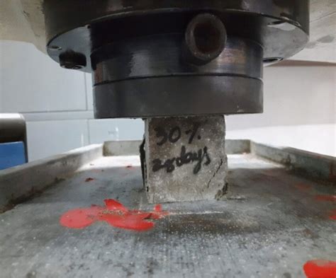 Setup Of Compressive Strength Test Download Scientific Diagram