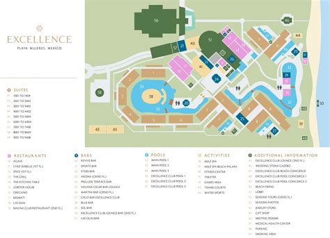 Riviera Maya Map Of Resorts Printable Riviera Map Resort Map
