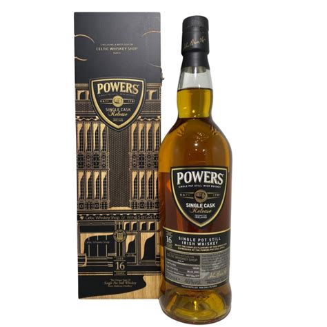 Powers 16 Year Old Single Pot Still 18585 Celtic Whiskey Shop Exclusive