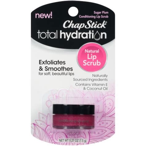 Chapstick Total Hydration Sugar Plum Conditioning Lip Scrub Jar 027