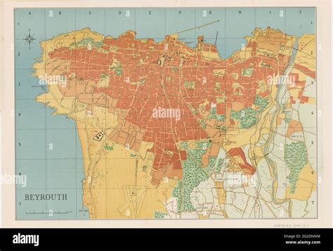 Beirut Plan Mappa Di Beirut Mappa Di Beirut Mappa Di Beirut Vintage Beirut Map Beirut Maps