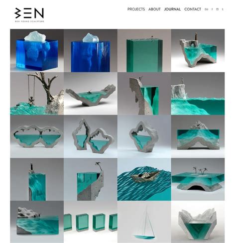Ben Young — Artist Website Diy Resin Art Artist Websites Glass Art