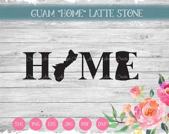 Guam Latte Stone Design Guam Island Png Latte Stone Digital File