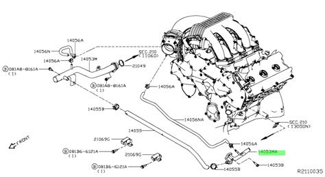 Buy Genuine Nissan 21022ea20a 21022 Ea20a Pipe Water Prices Fast Shipping Photos Weight