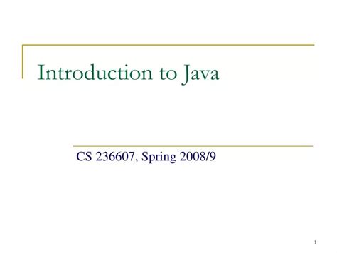 Ppt Introduction To Java Powerpoint Presentation Free Download Id