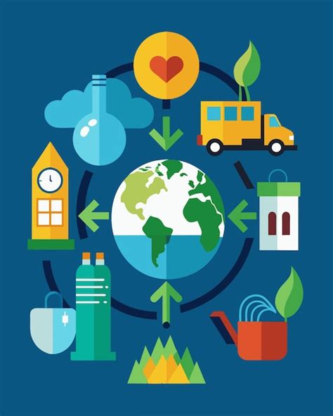 Premium Vector A Graphic Displaying The Different Environmental