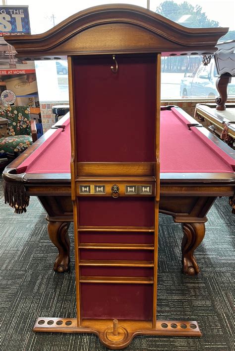 Sold Used Pro 8 Olhausen Pool Table With Matching Premium Wall Rack