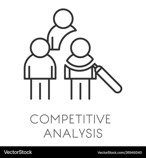 Startup And Business Competitive Analysis Or Data Vector Image