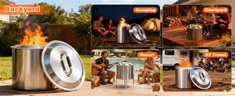 Fire Pit Lid For Solo Stove Bonfire 195 Premium 304