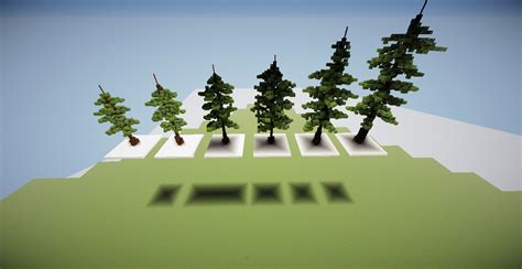 Minecraft Schematics Tree Desert Schematics Exotic Trees She