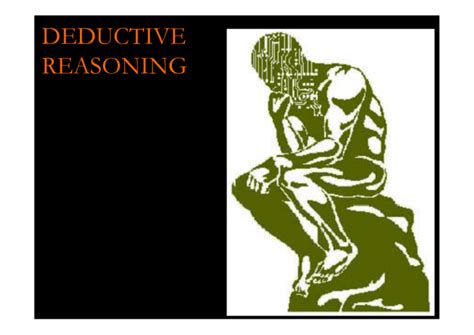 Deductive Reasoning