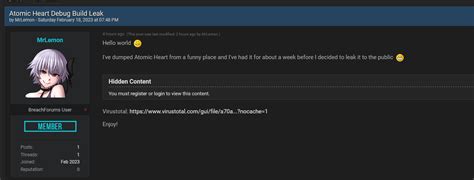 Atomic Heart Dev Build Leaked Rcrackwatch
