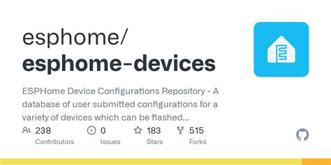 esphome devices readme md at main · esphome esphome devices · github