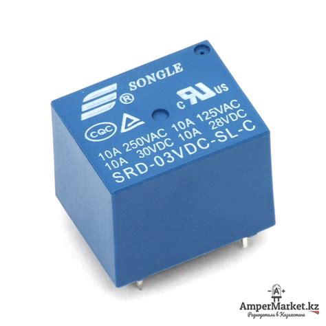 Реле SRD VDC SL C В AmperMarket kz