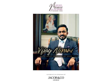 Vijay Nirani Honored At Elite Most Influential Indians 2024