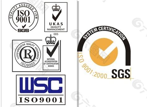 Iso9001认证标准 图标设计元素素材免费下载图片编号2780647 六图网