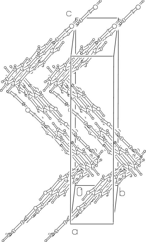 The Crystal Structure Of I Showing The Herring Bone Type Of