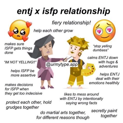 Entj X Isfp Relationship Meme Mbti Isfp Relationships Mbti
