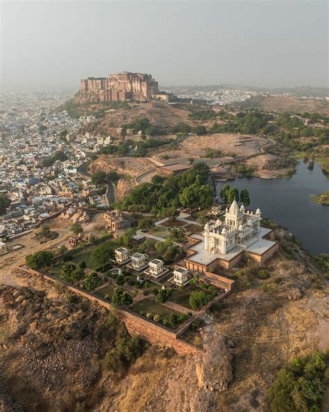 Aerial View Of Mehrangarh Fort And … License Image 14566002 Lookphotos