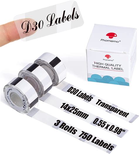 Clear Adhesive Labels