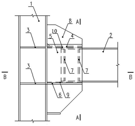 一种钢结构梁柱滑动连接节点构造的制作方法