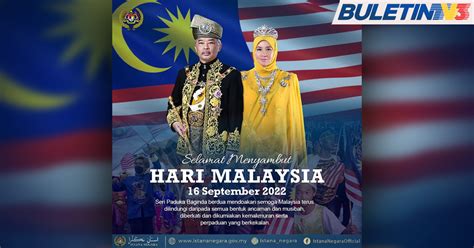 Agong Raja Permaisuri Zahir Ucapan Selamat Hari Malaysia Buletin Tv3
