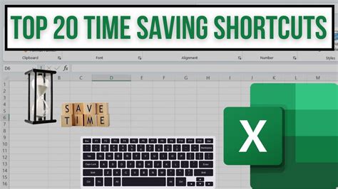 20 Time Saving Excel Shortcuts Youtube
