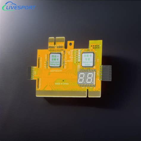 รองรับการ์ดวินิจฉัยสําหรับ Pci Pci E Mini Pci E Lpc Diagnostic Post Test Card [livesport Th