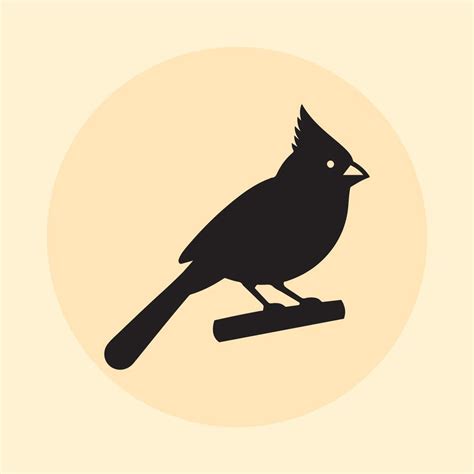 Cardinal Silhouette Illustration 47229506 Vector Art At Vecteezy