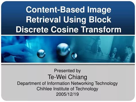 PPT Content Based Image Retrieval Using Block Discrete Cosine Transform PowerPoint