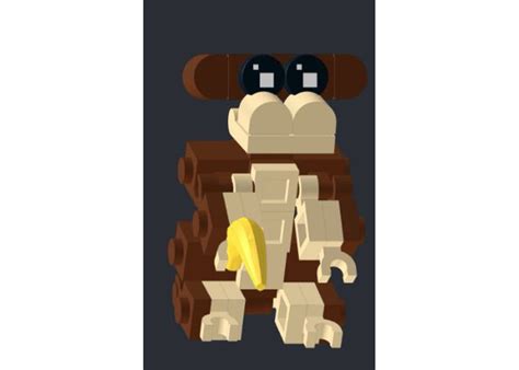 Lego Moc Mini Monkey By Spacesteave Rebrickable Build With Lego