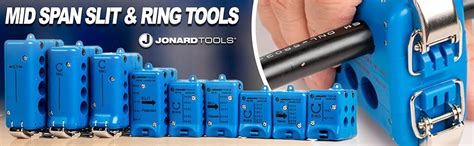 Jonard Tools Ms 6 Mid Span Fiber Optic Cable Slitter 1 2mm 3mm And Cst 1900 Round Cable