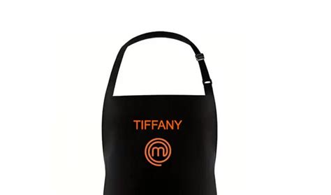 Personalized Masterchef Aprons 100 Polyester Black Bib Apron T
