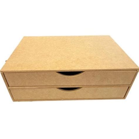 Suporte Para Monitor Duas Gavetas Organizador Gaveteiro Em Promoção Na