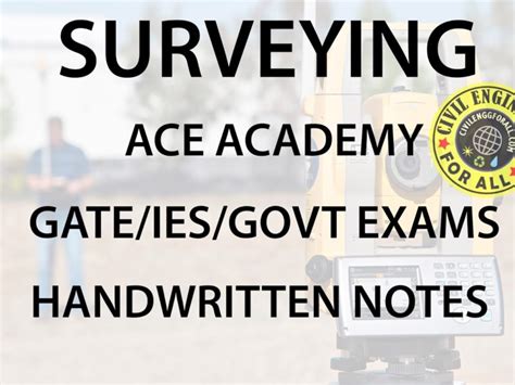 Gate Notes Transportation Engineering Gate Ies Govt Exams Handwritten Notes Free