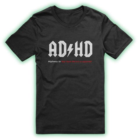 adhd squirrel t shirt learn linux tv