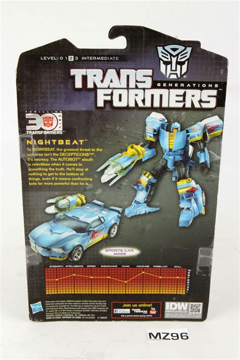 Sealed Transformers® Generations Deluxe Class Nightbeat Sku 319269