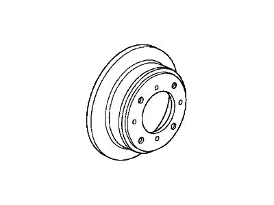 42510 S84 A50 Genuine Honda Rear Brake Disk