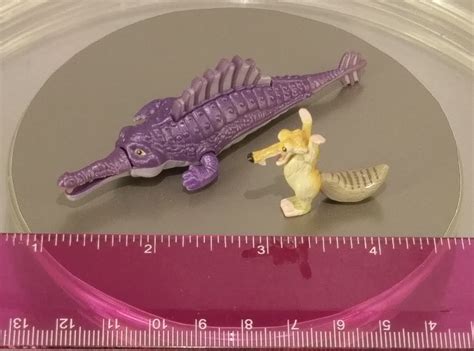 Mattel Ice Age 2 Cretaceous And Pals Mini Tiny Figures Scrat And Killer