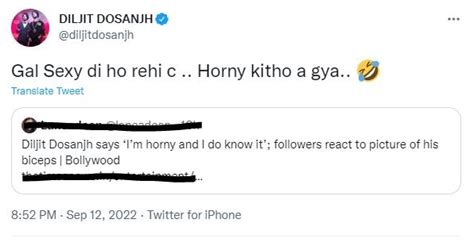 ‘horny Kitho Aagaya Diljit Dosanjhs Hilarious Reaction To An Instagram Misquote Hindustan Times